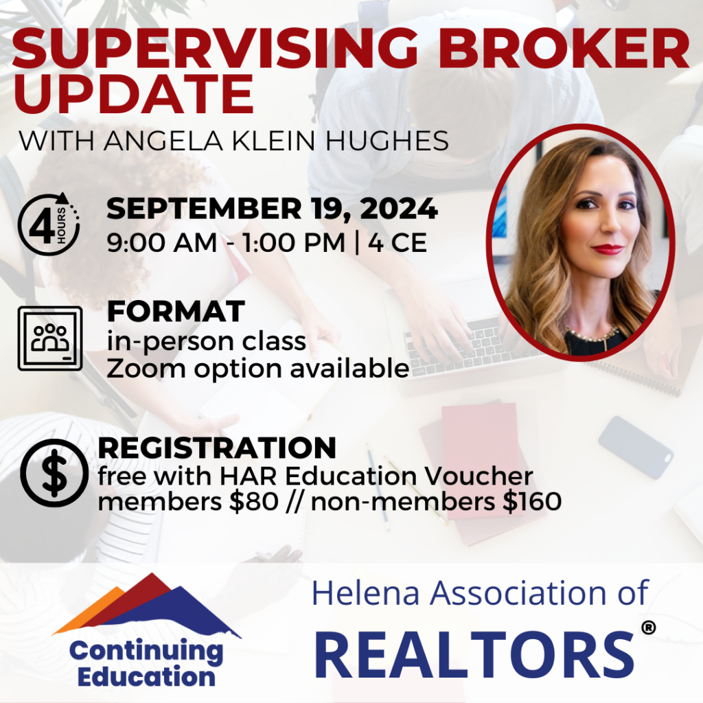 EDUCATION - Helena Association of REALTORS